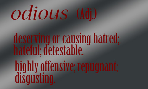 Otherworldly Words: Odious – ADRIANLILLY.COM